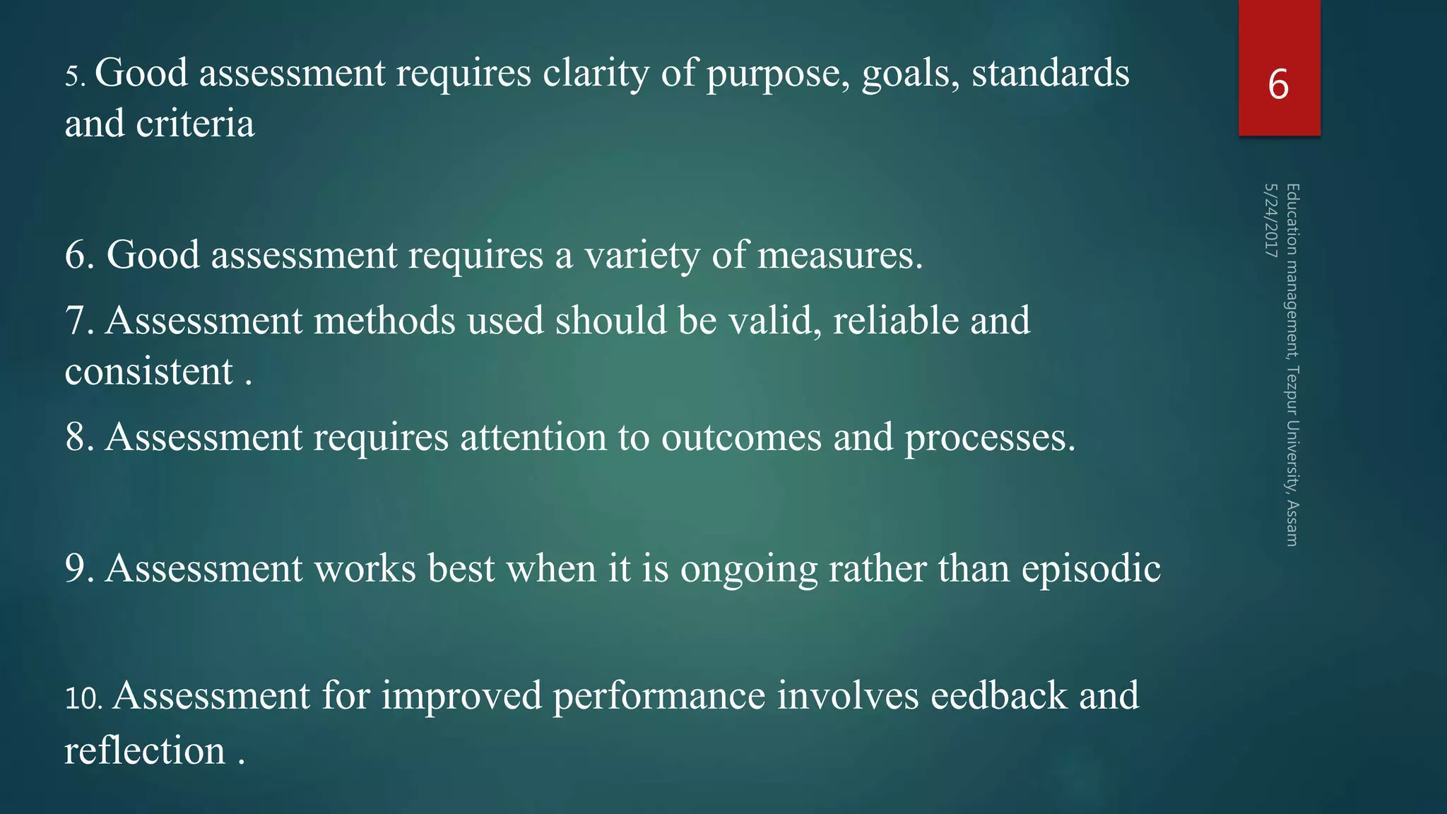 Educational Assessment and Evaluation | PPTX