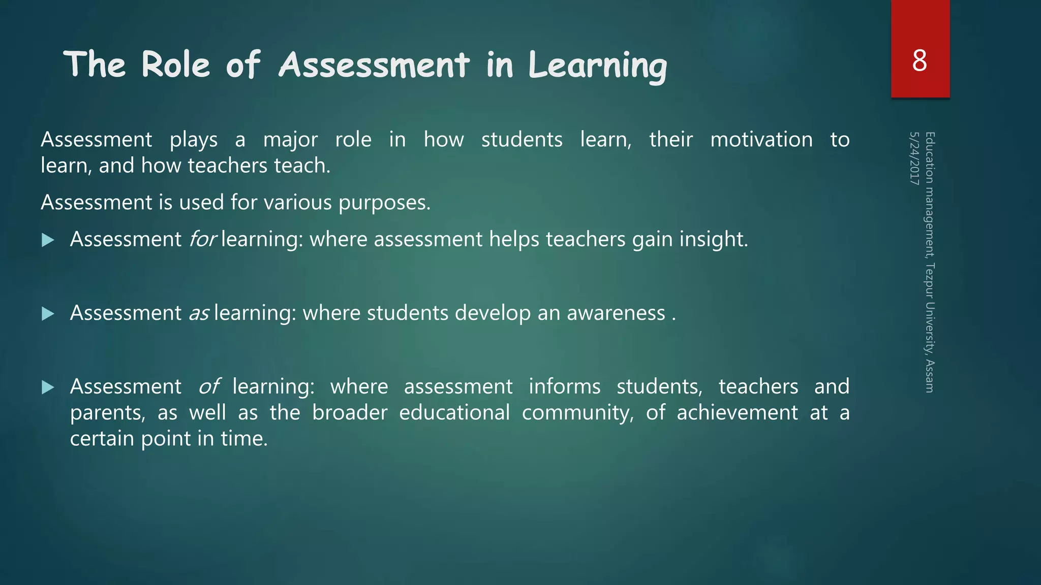 Educational Assessment and Evaluation | PPTX