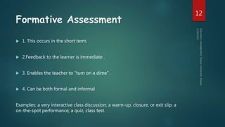 Educational Assessment and Evaluation | PPTX