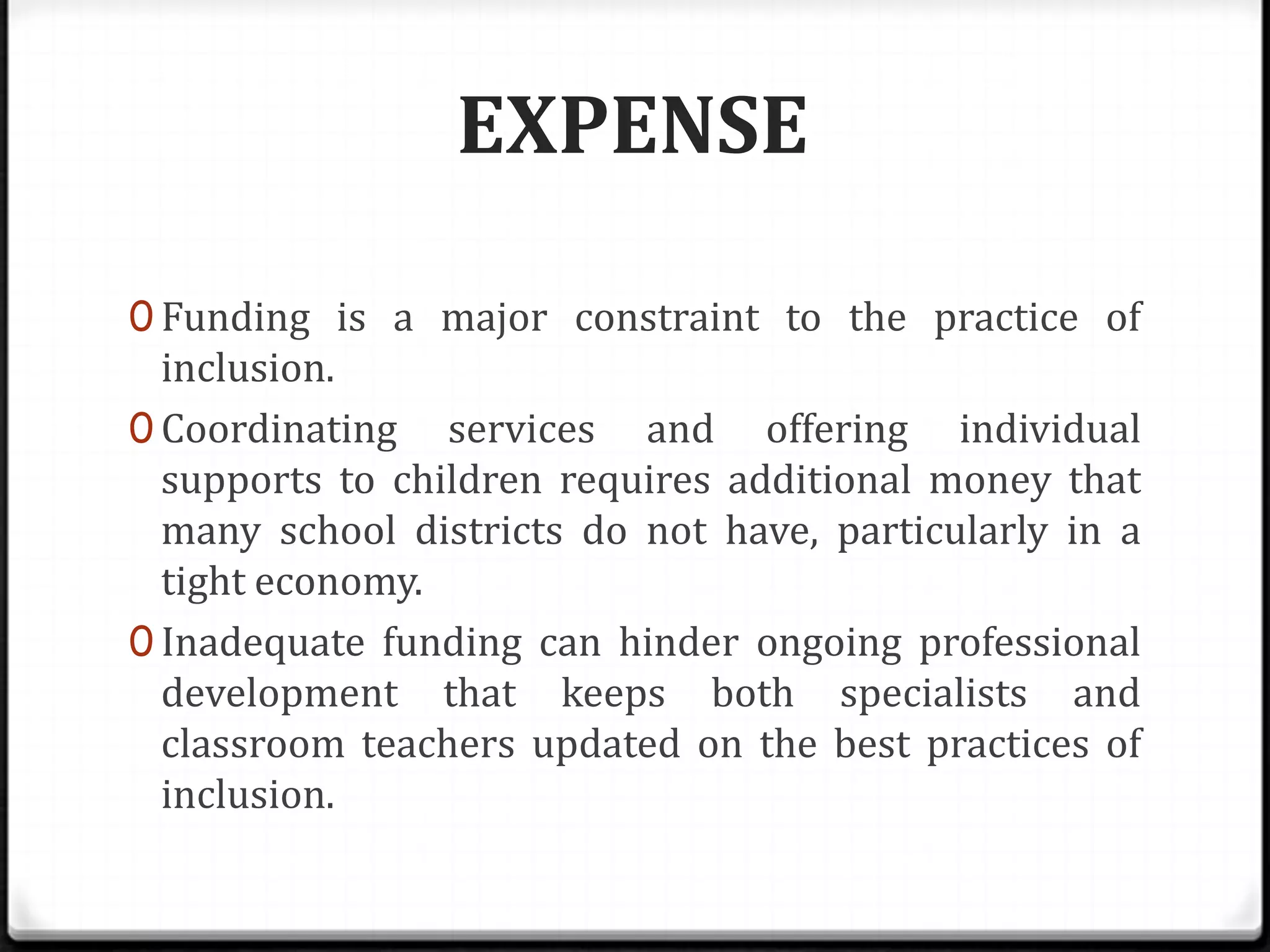 Educational Barriers in Inclusive Education | PPTX