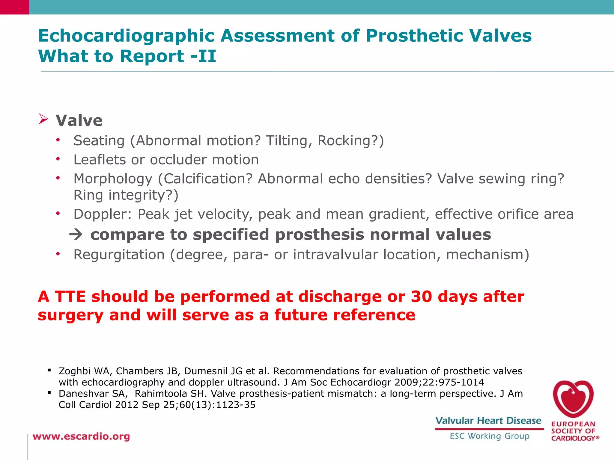 Bioprosthetic Valve Degeneration | PPT