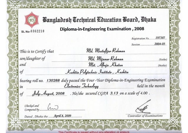 Educational certificates | PDF