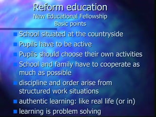 Educational Changes 20th Century | PPT