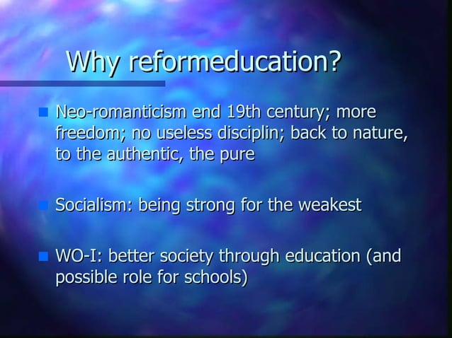 Educational Changes 20th Century | PPT