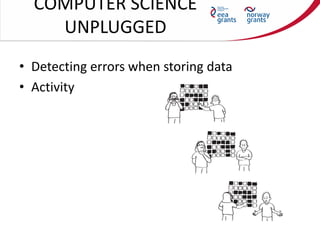 Educational computer game and computer science unplugged | PPTX