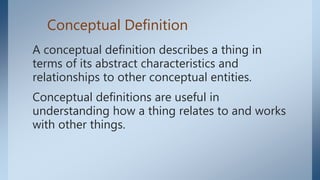 Educational environment (conceptual and operational definition) | PPTX