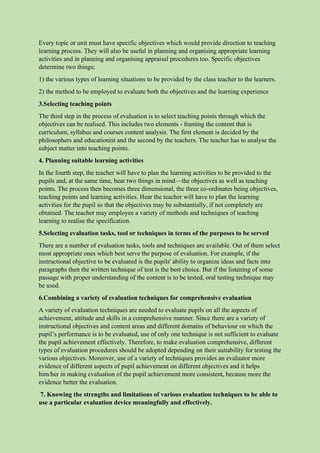 Educational evaluation -a brief conceptual overview | PDF