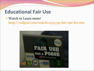 Educational Fair Use | PPT