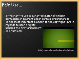 Educational Fair Use And Copyright | PPT