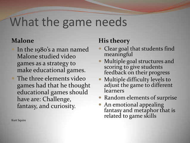 Educational games and simulations | PPTX | Educational Video Games ...