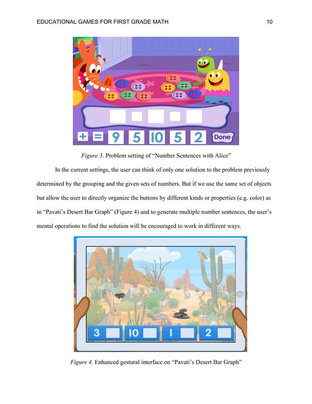 Educational games for first grade mathematics focusing on addition and ...