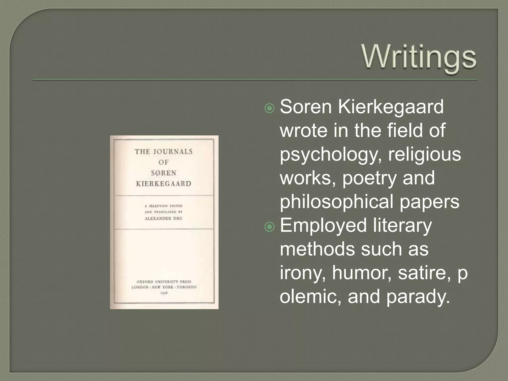 Educational giant soren keirkegaard powerpoint3 | PPTX