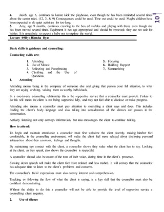 Educational guidance & counseling study material for mid term b.ed. 6th ...