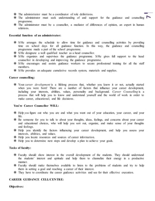 Educational guidance & counseling study material for mid term b.ed. 6th ...