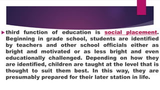 Educational implications of various sociological concepts | PPTX