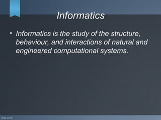 foedumed:Educational Informatics 39-16 | PPT