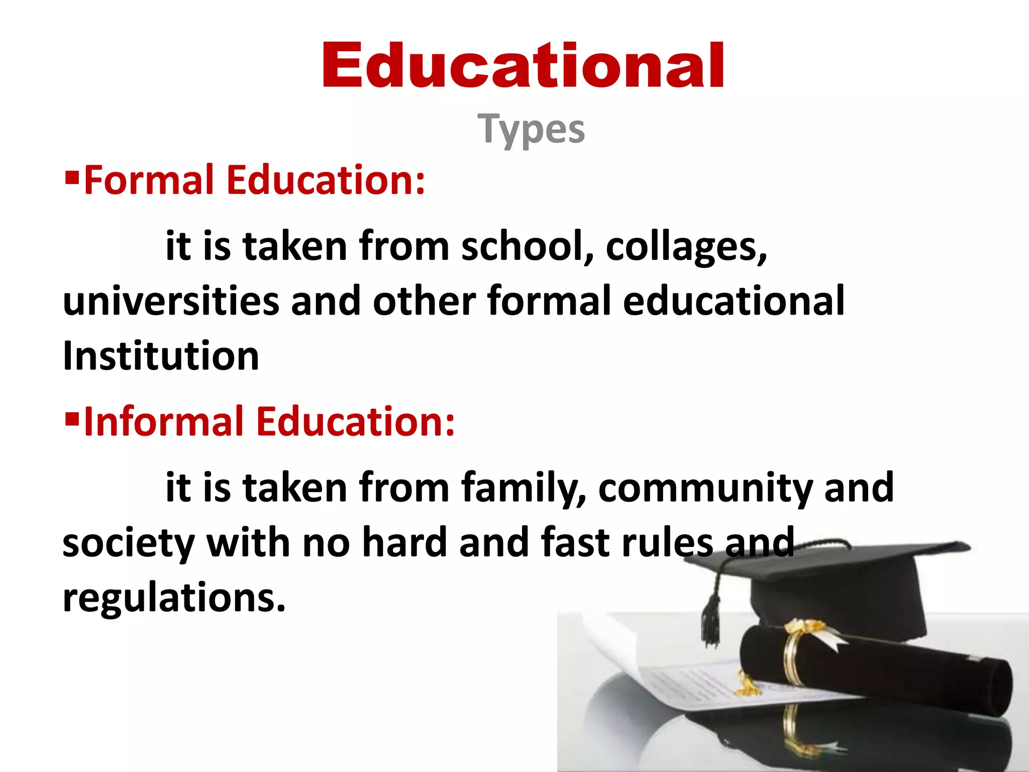 Educational institutions chap 19 | PPTX