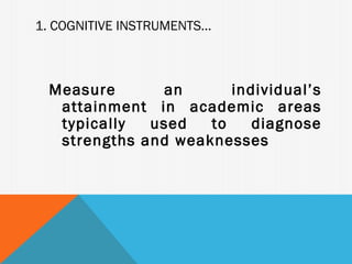 Educational Instruments | PPT