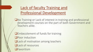 Educational Issues At National And International Level.pptx