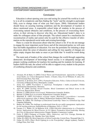 Educational leadership. key elements supporting | PDF