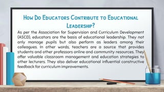 Parag Fatehpuria | What is an Educational leadership | PPT