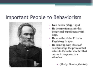Behaviorism in Education | PPTX
