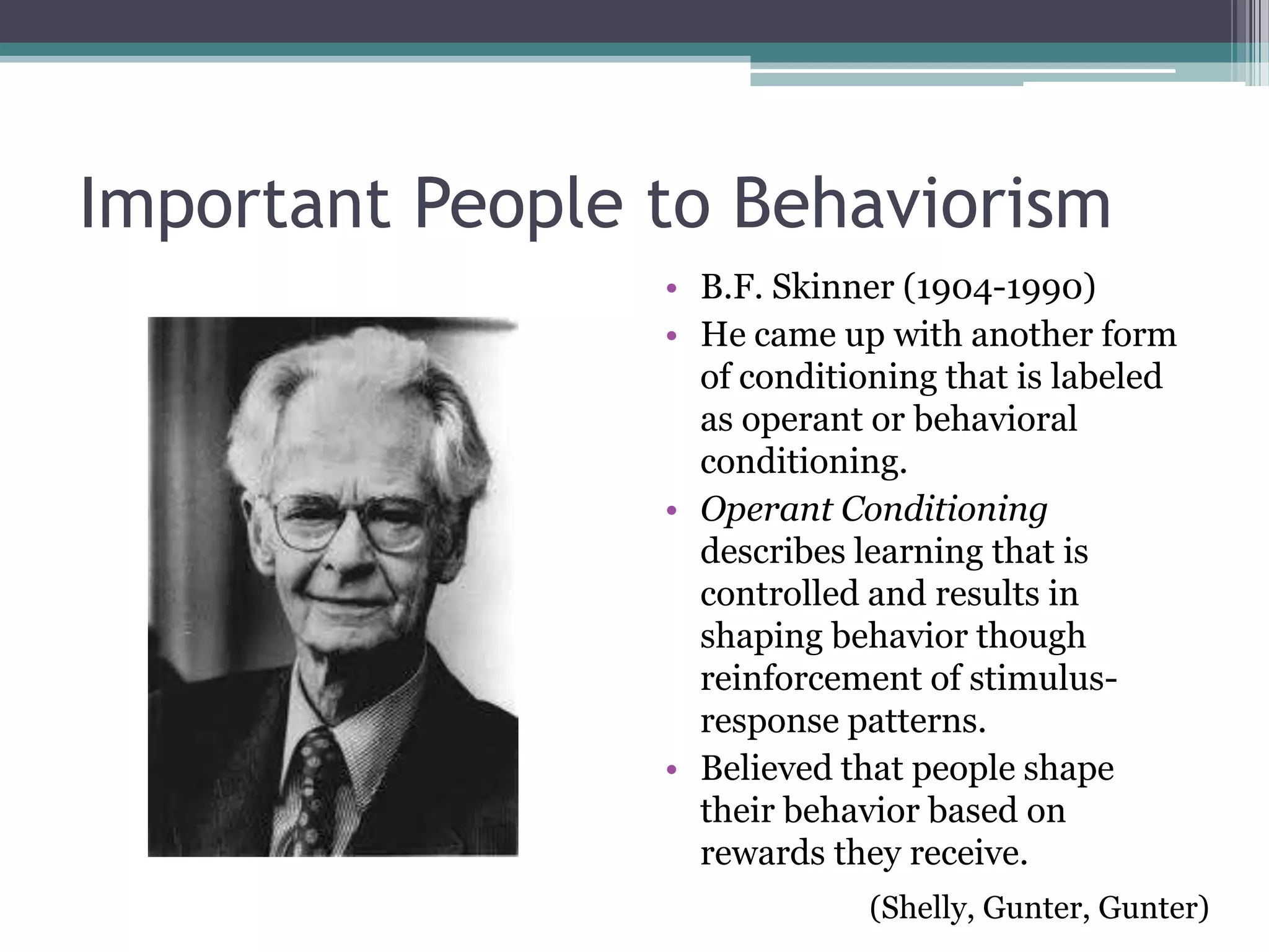 Behaviorism in Education | PPTX