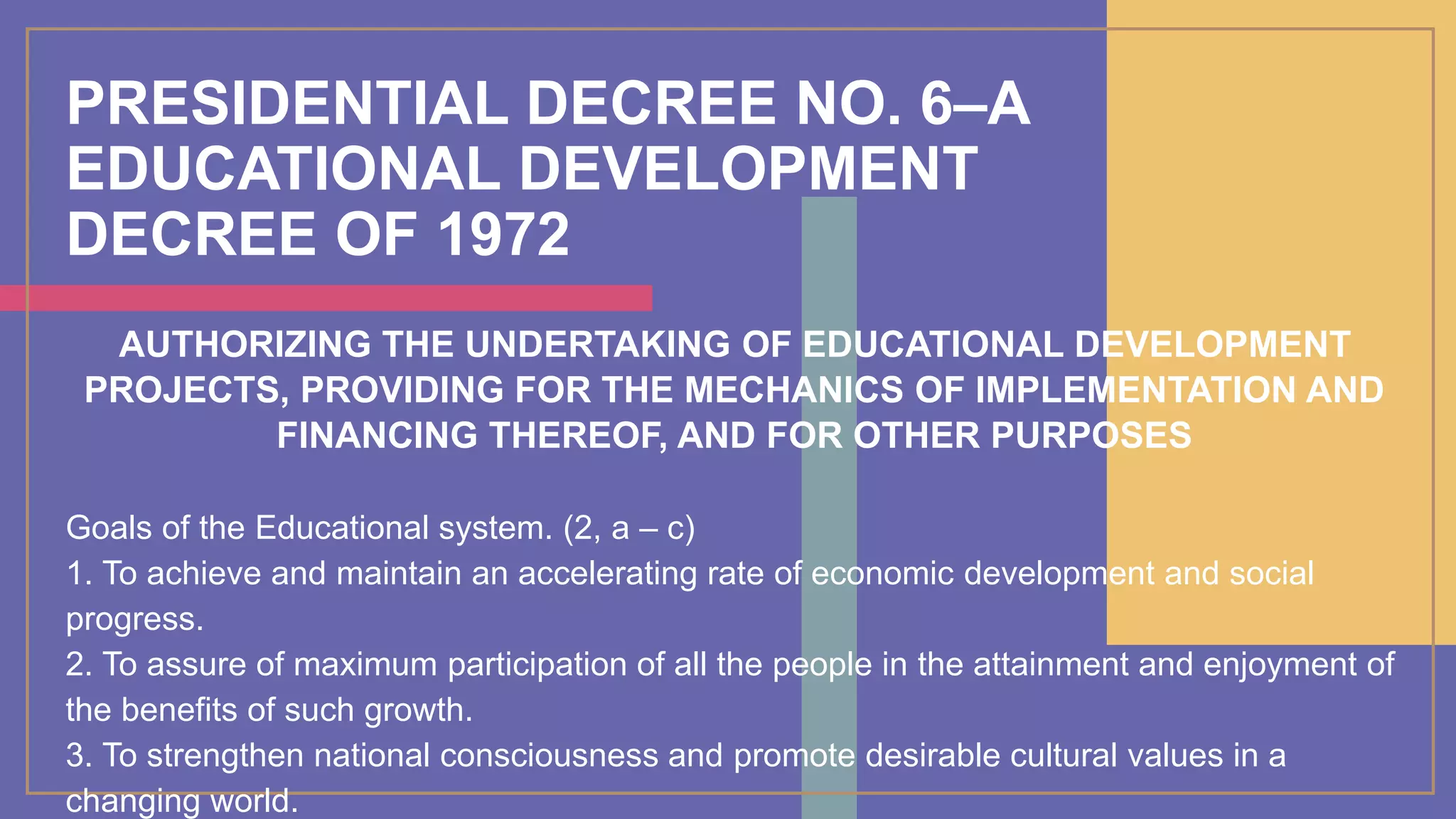 Educational legislation | PPTX