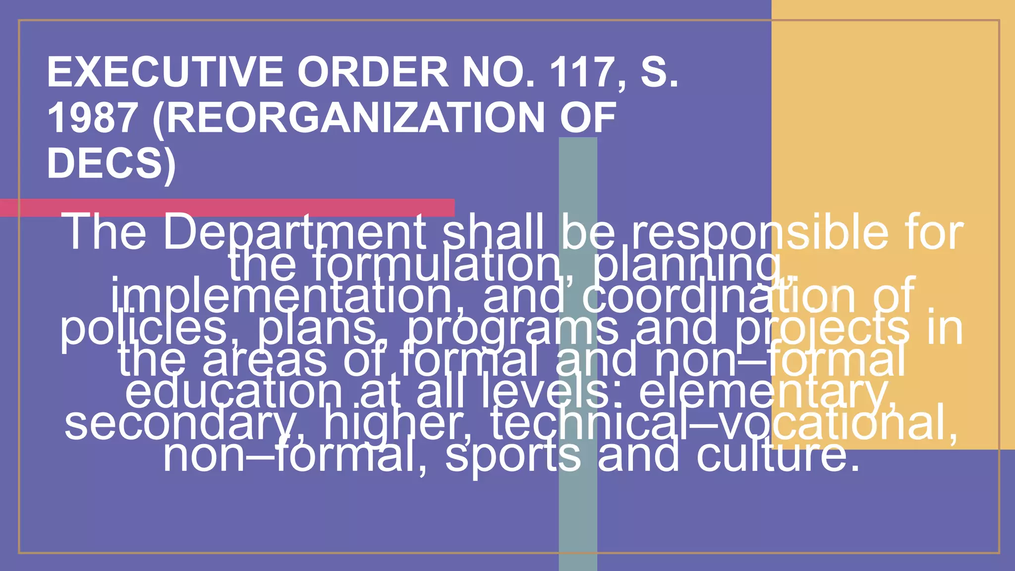 Educational legislation | PPTX