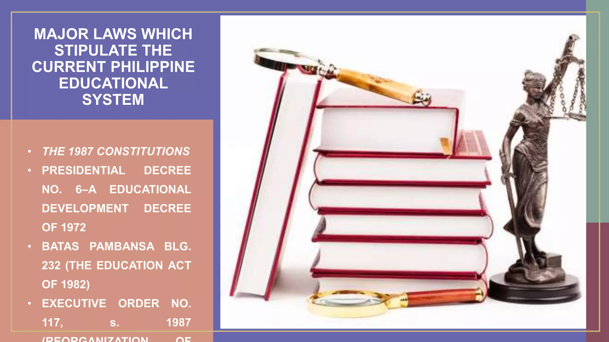 Educational legislation | PPTX