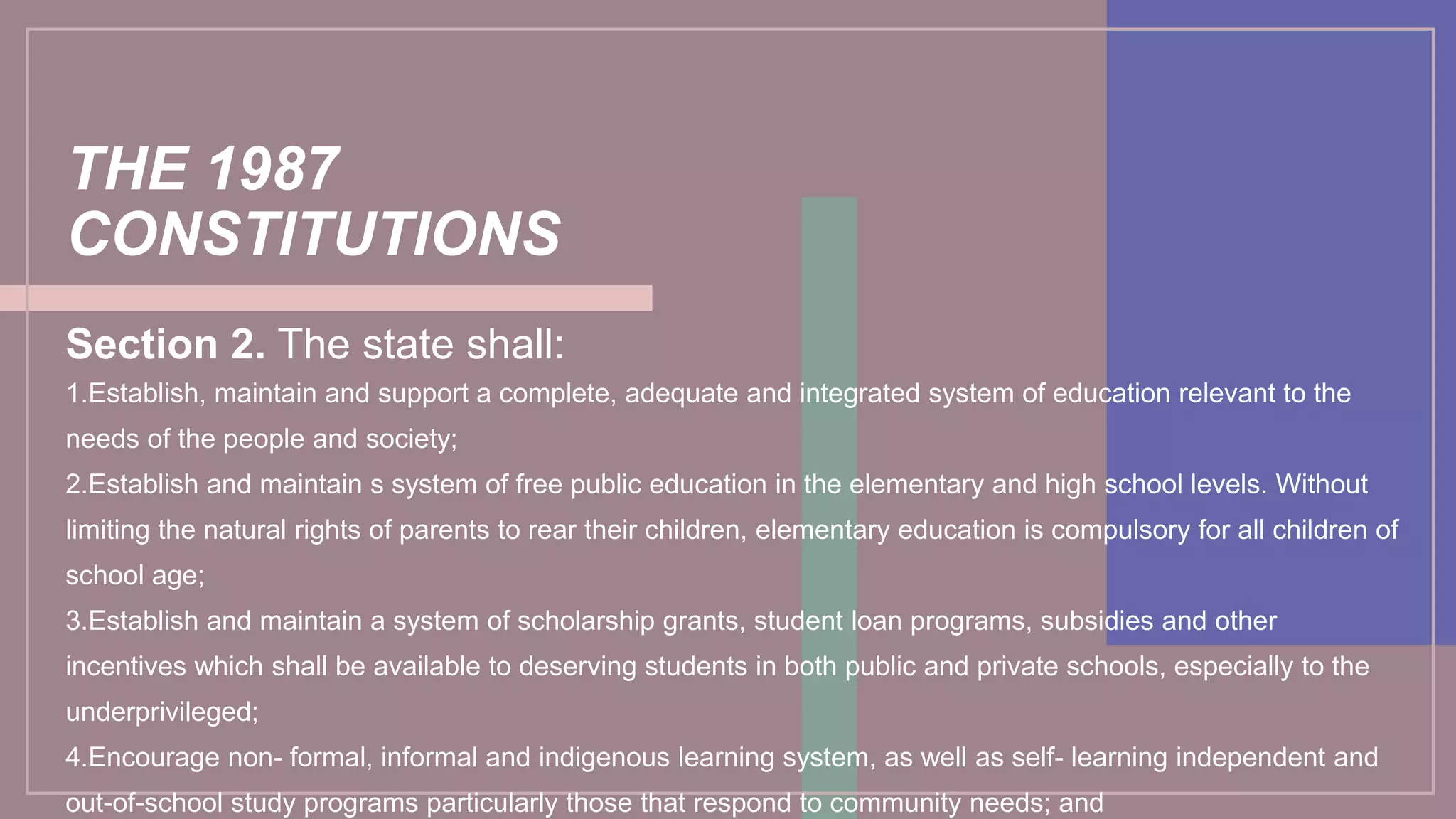 Educational legislation | PPTX