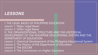 Educational legislation | PPTX