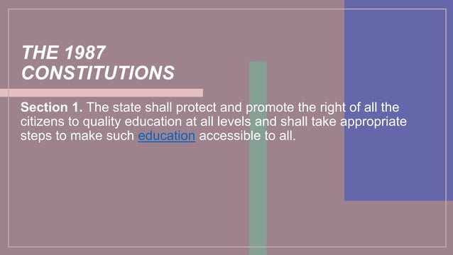 Educational legislation | PPTX