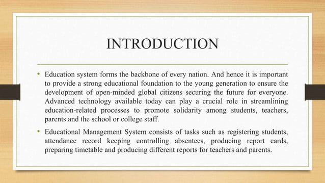 Educational Management System | PPTX | Educational Assessment | Education