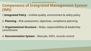 Integrated Management System (IMS) in Education | PPTX