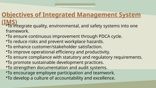 Integrated Management System (IMS) in Education | PPTX