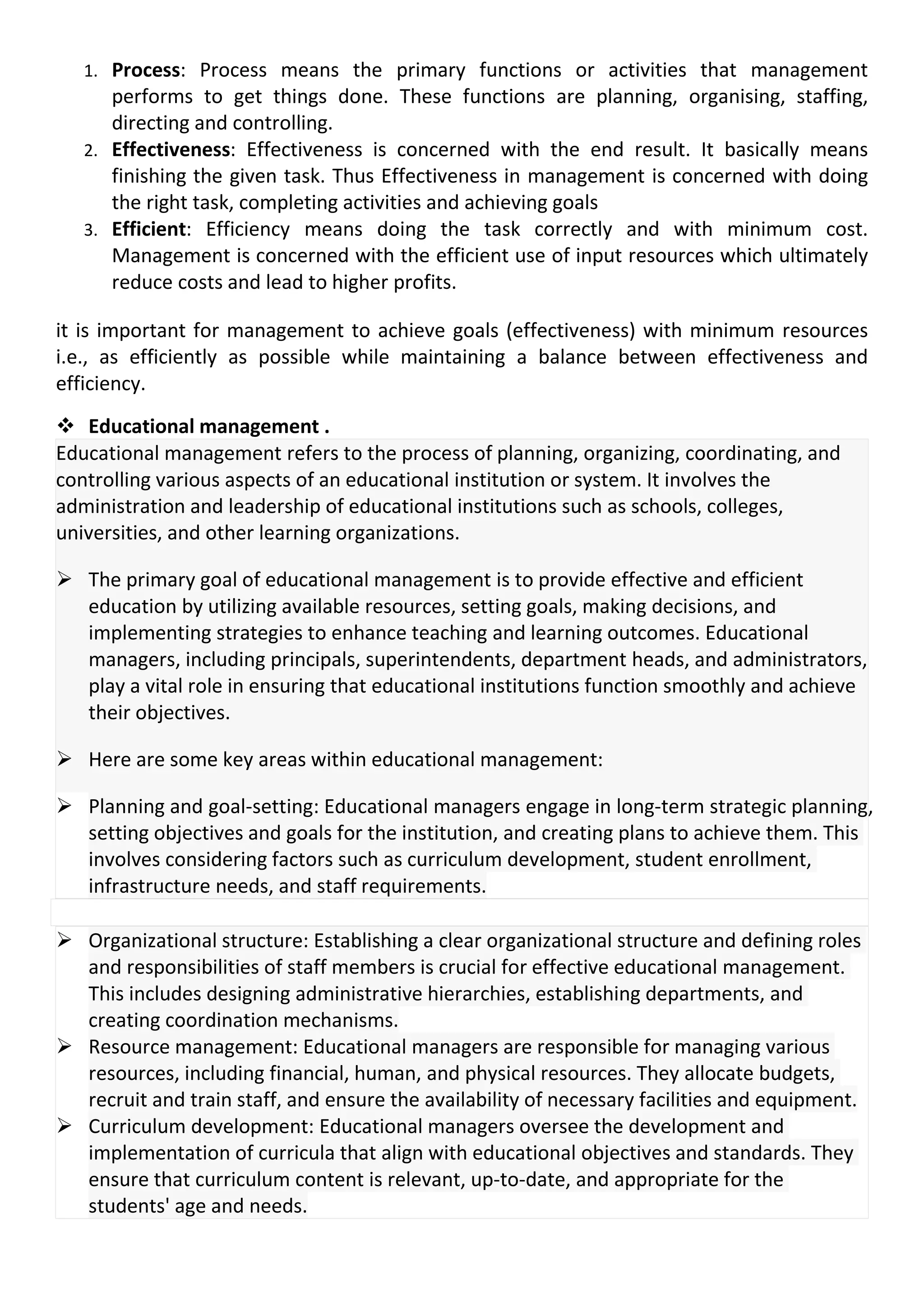 Educational Management And Supervision Pdf