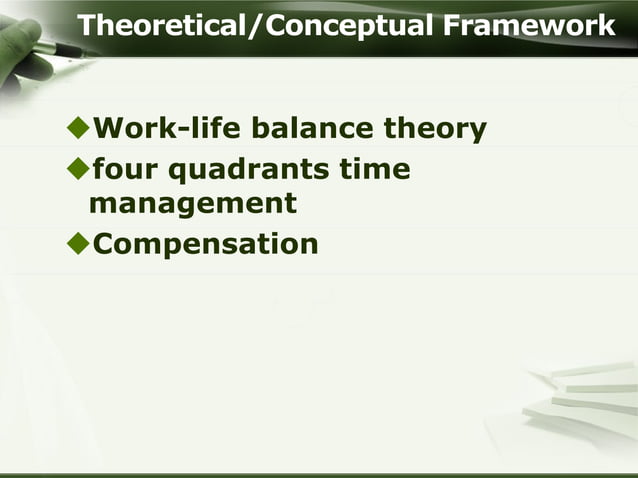 Educational managers' four life quadrants | PPT