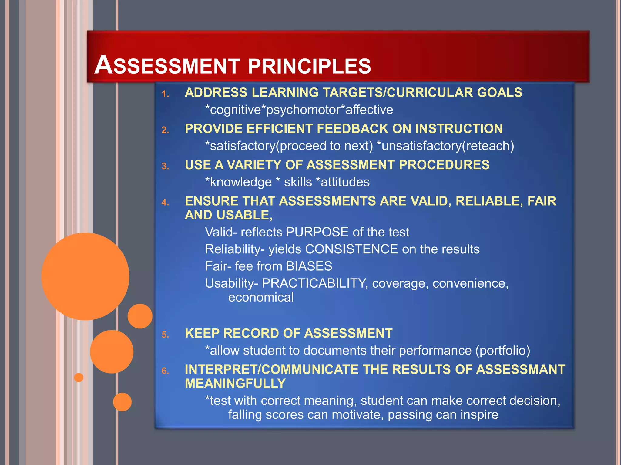 Educational measurement, assessment and evaluation | PPTX