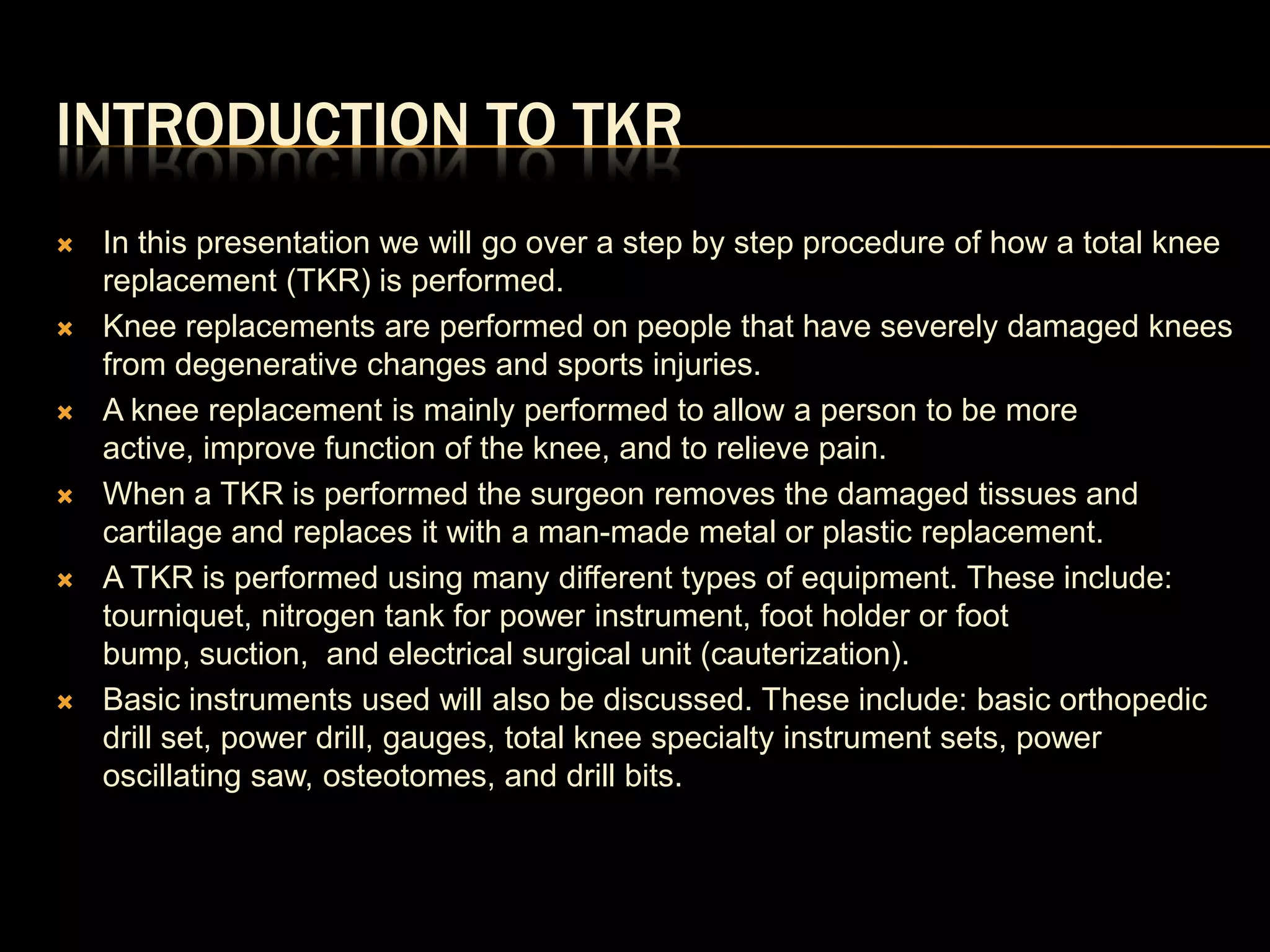 Total Knee Replacement | PPTX