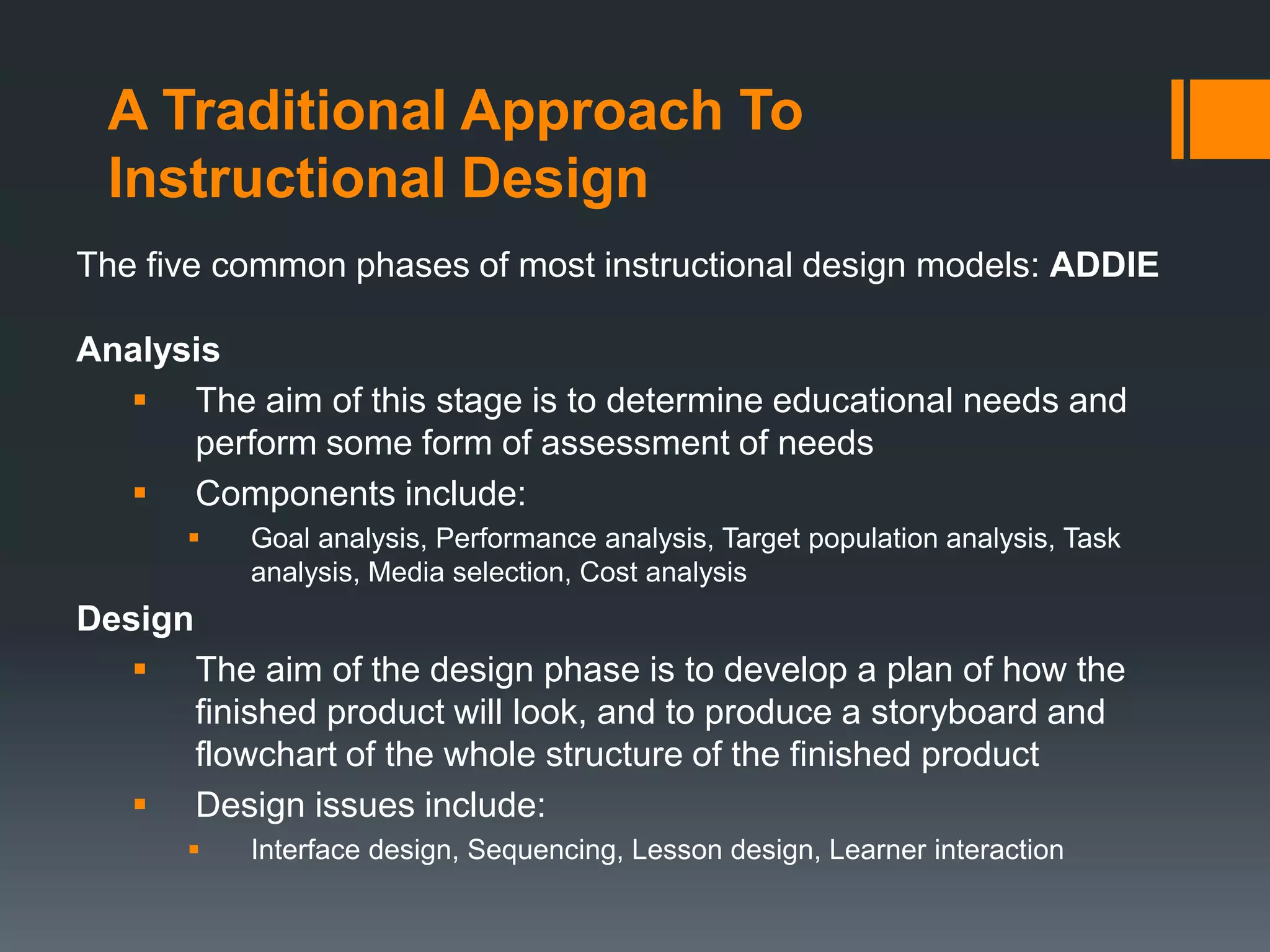 The Instructional Design Process | PPTX