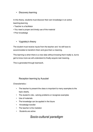 COGNITIVE THEORIES | PDF