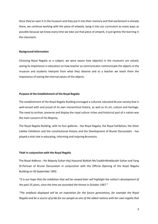 Educational Museum: Object based-learning | PDF