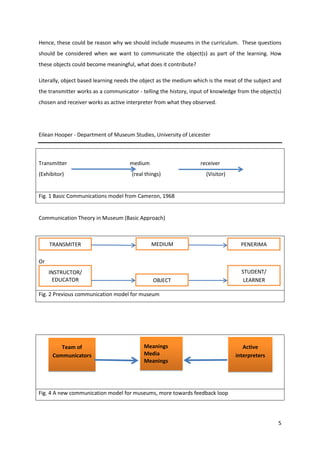 Educational Museum: Object based-learning | PDF