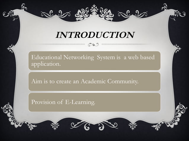 Educational networking system | PPT
