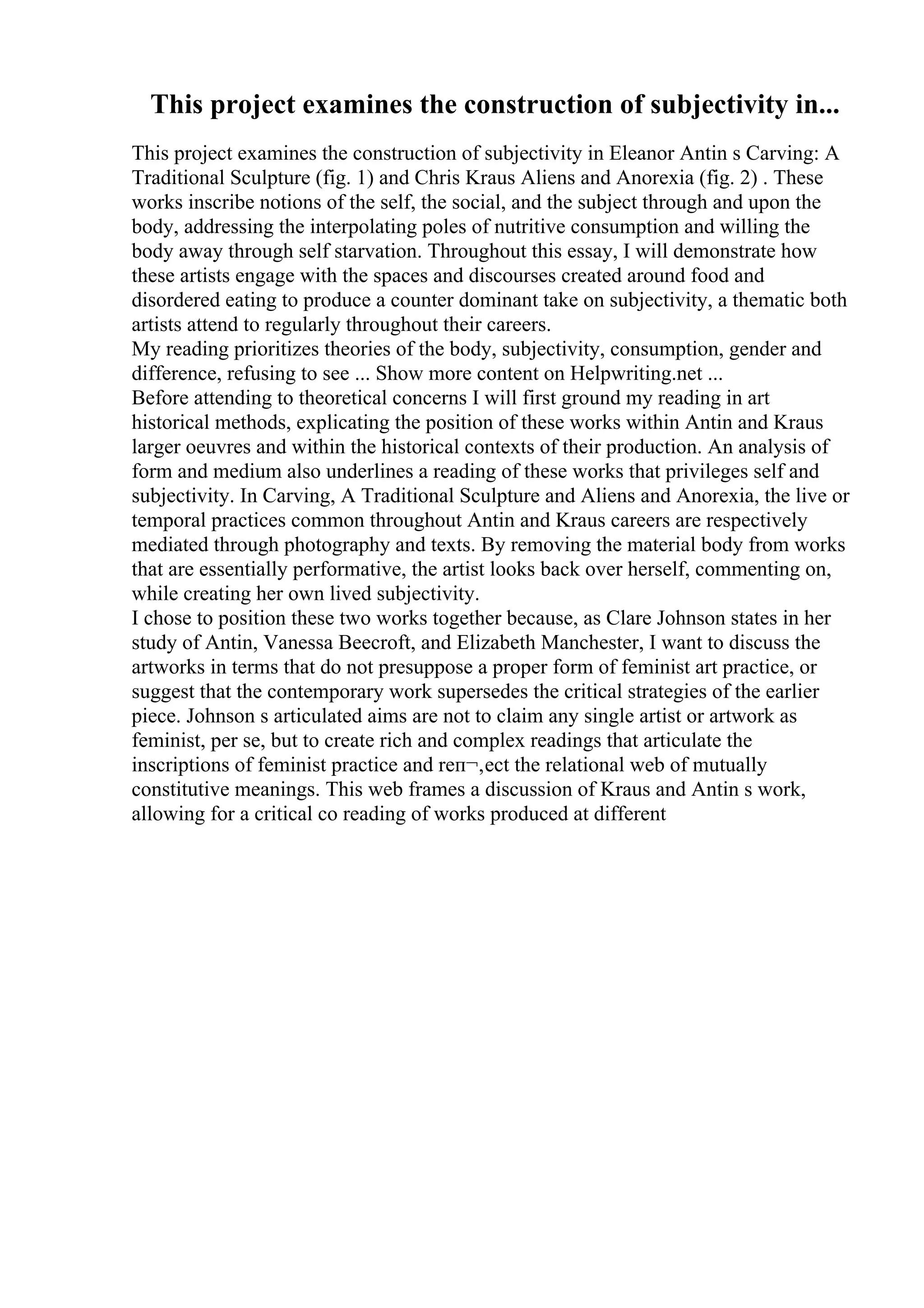 Educational Objectives Essay | PDF