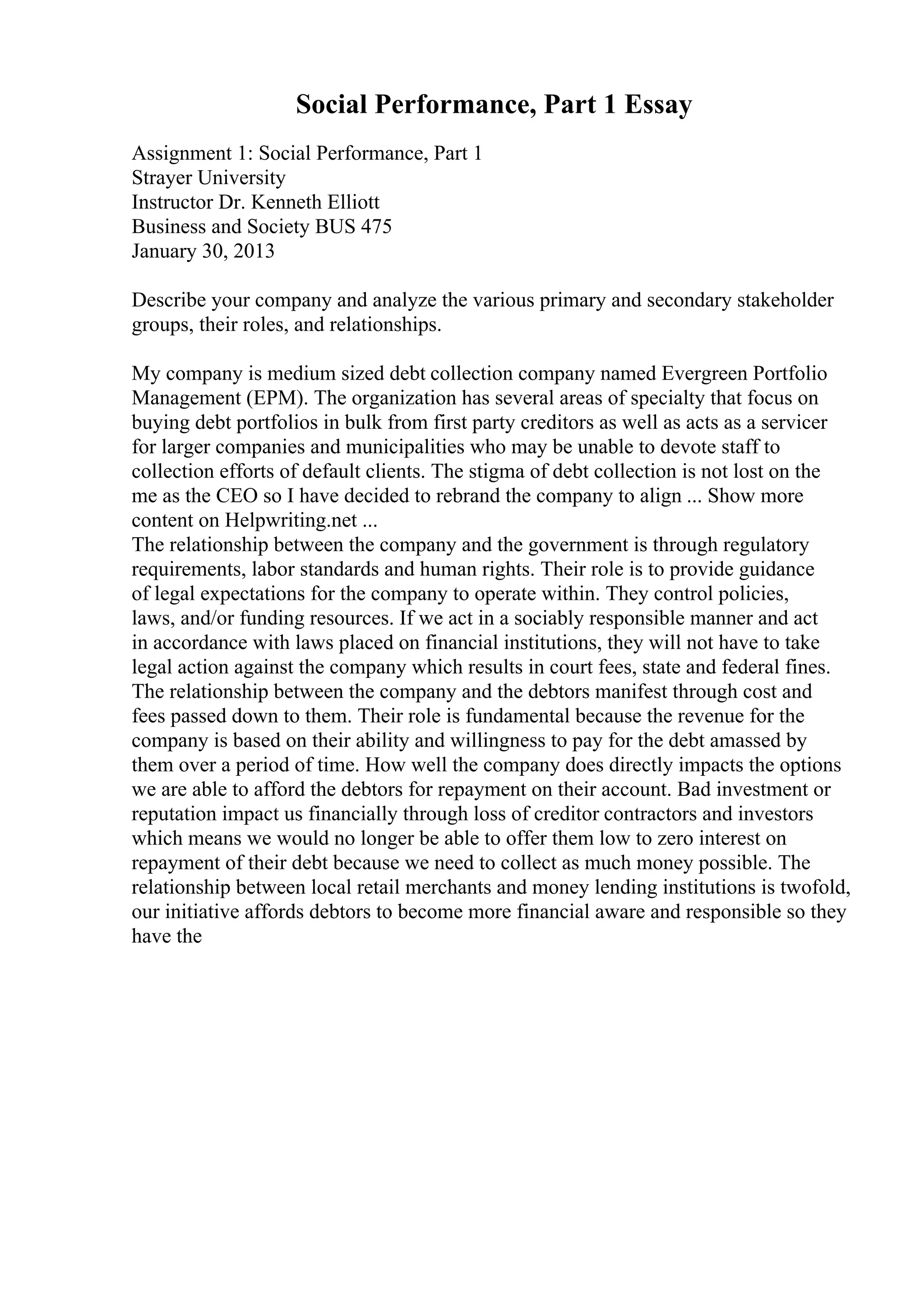 Educational Objectives Essay | PDF