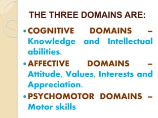 Educational objectives | PPTX