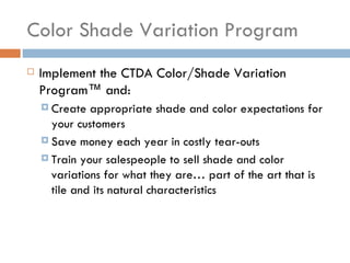 CTDA Educational Opportunities | PPT