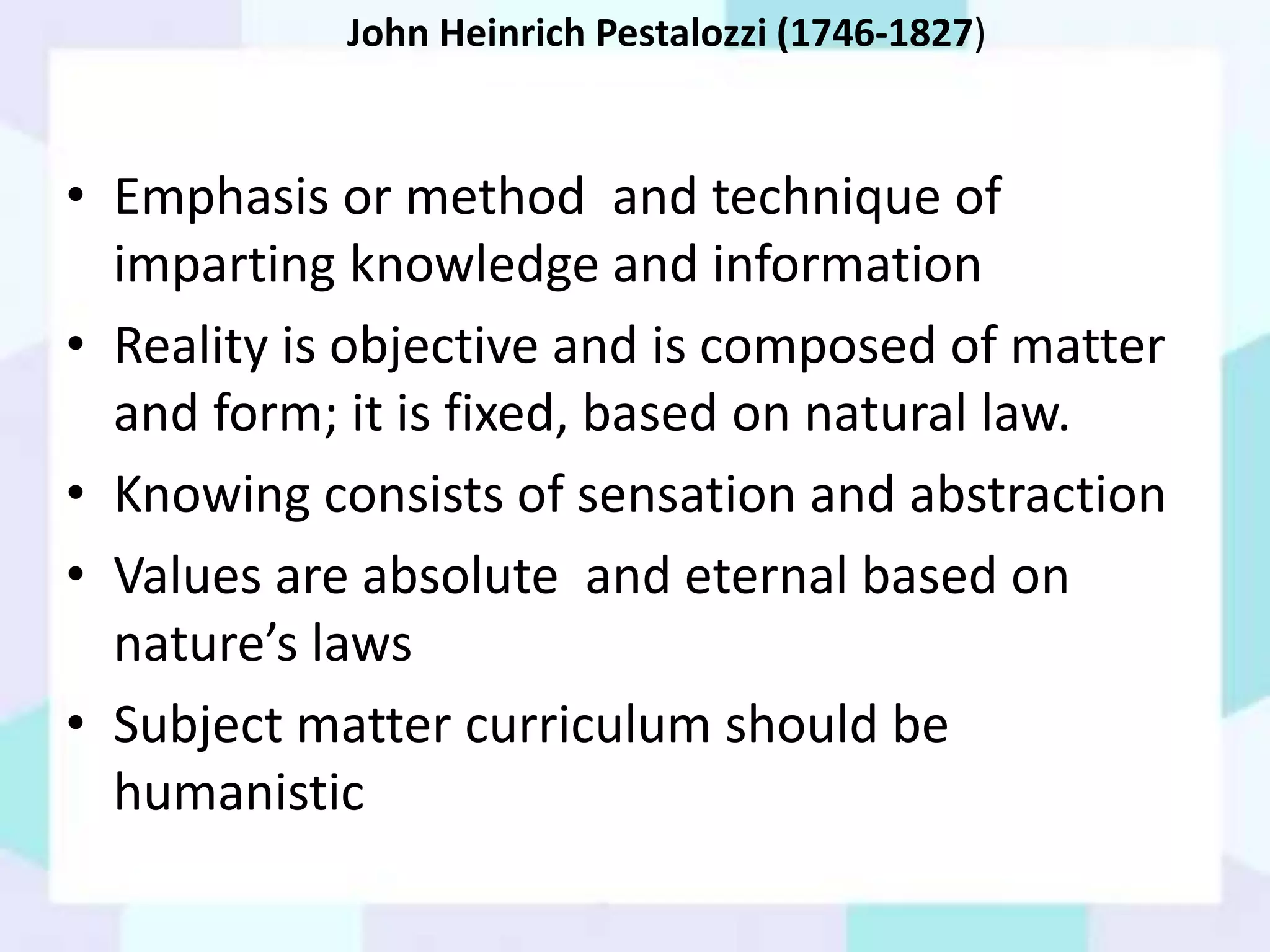 The Educational Philosophies of the World’s Greatest Philosophers | PPTX